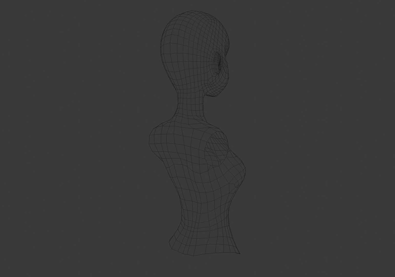 3D Female Body Torso - TurboSquid 1910324