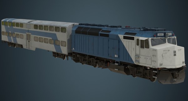 Locomotive railcar 3D model - TurboSquid 1625135