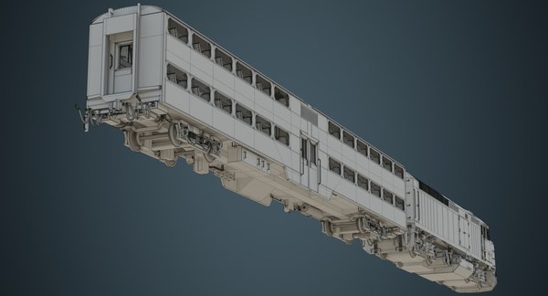 Locomotive railcar 3D model - TurboSquid 1625135