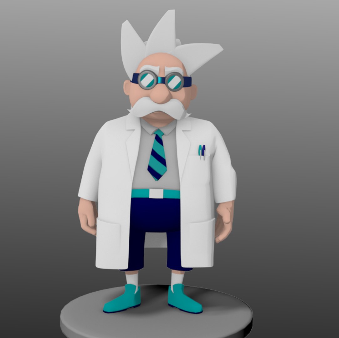 3D Model Doctor Professor - TurboSquid 1310025