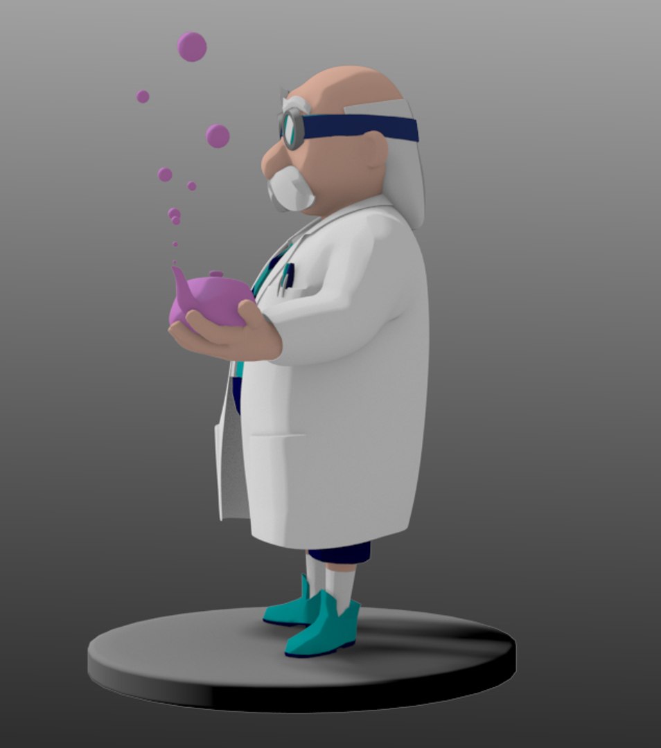 3D Model Doctor Professor - TurboSquid 1310025