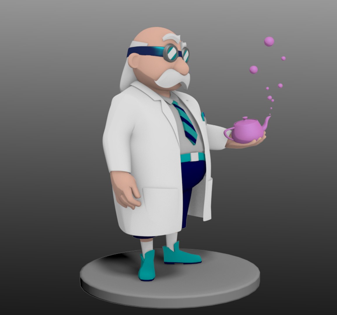 3D Model Doctor Professor - TurboSquid 1310025