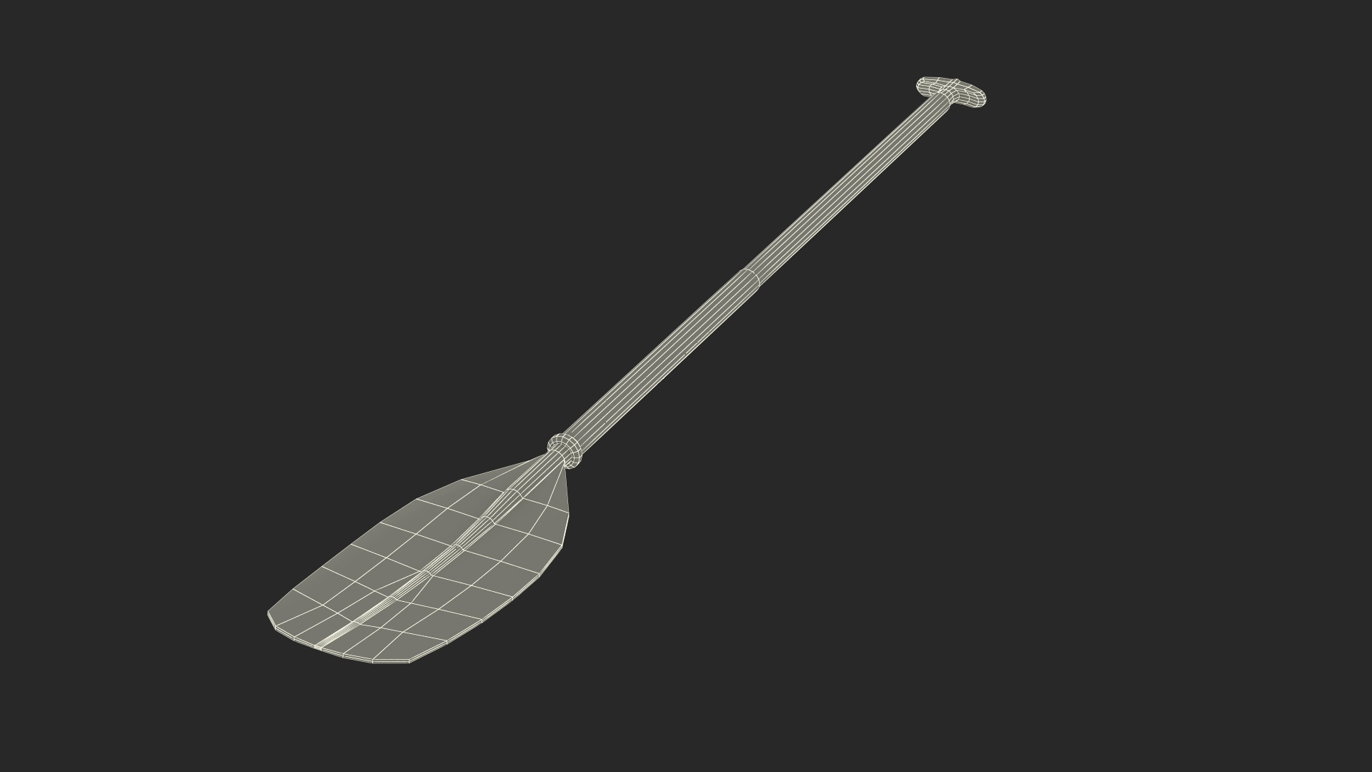 Aluminum Canoe Paddle 3D Model - TurboSquid 2215052
