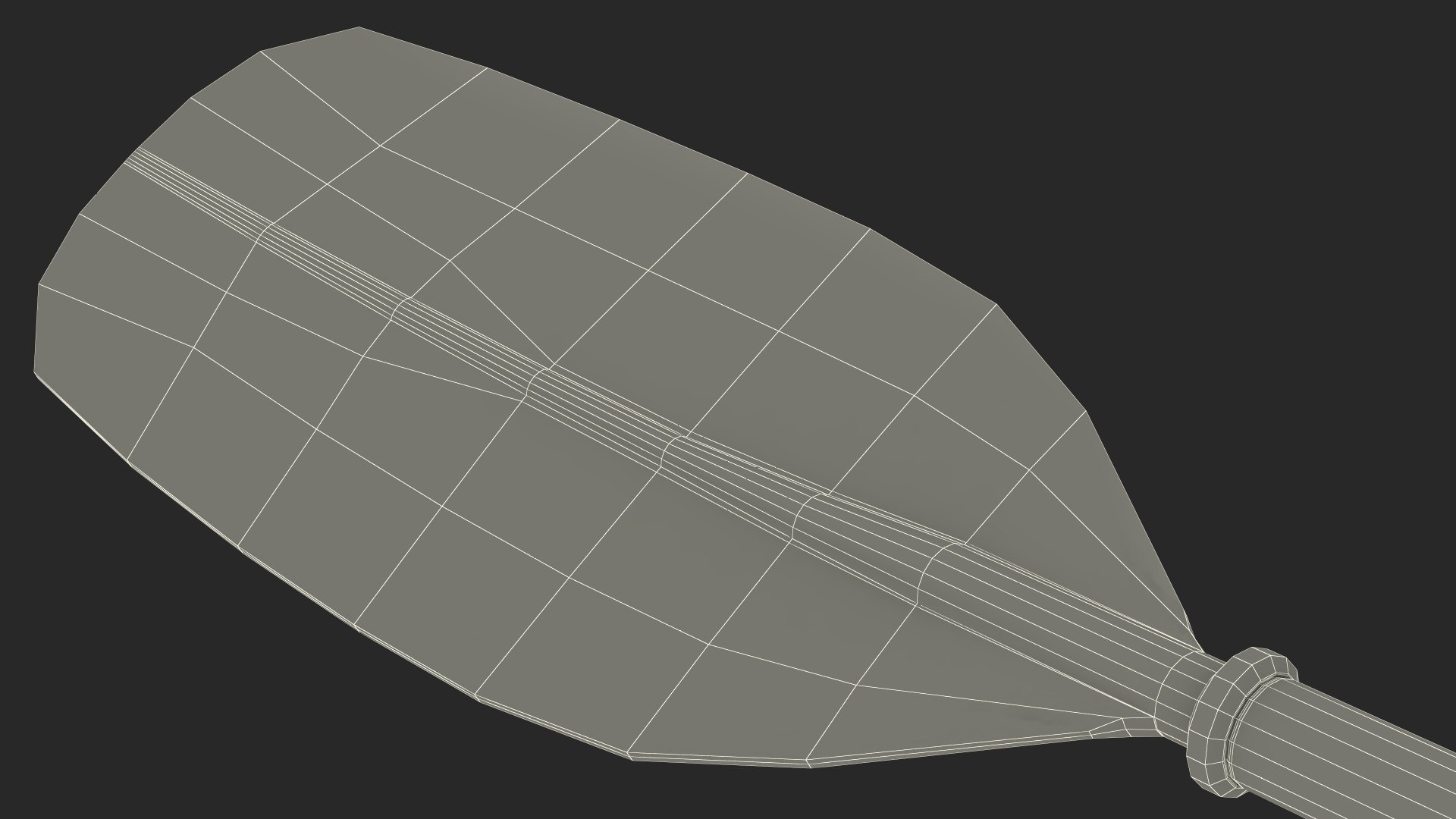 Aluminum Canoe Paddle 3D Model - TurboSquid 2215052
