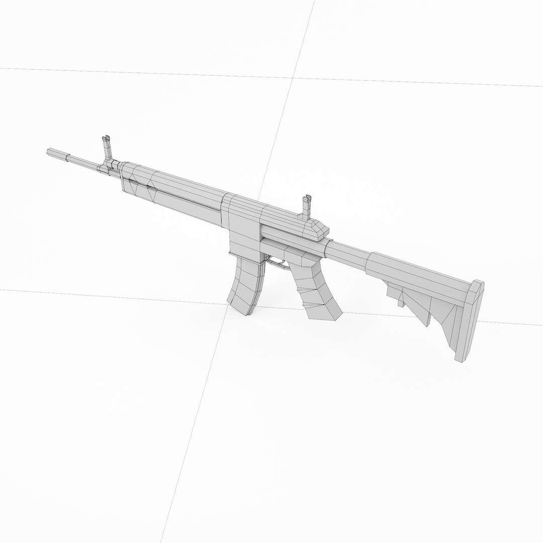 3D model Barrett REC7 assault rifle gun - TurboSquid 1992784