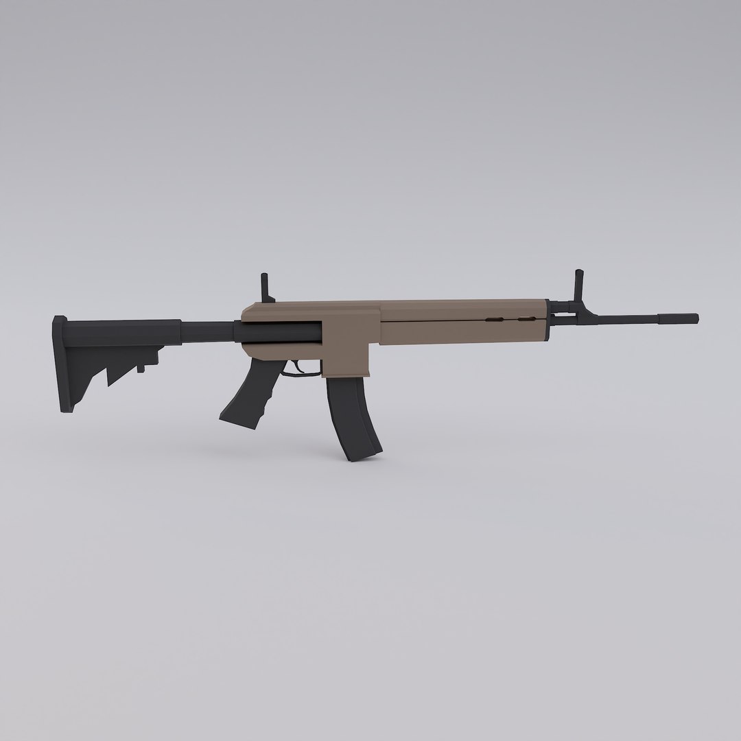 3D model Barrett REC7 assault rifle gun - TurboSquid 1992784