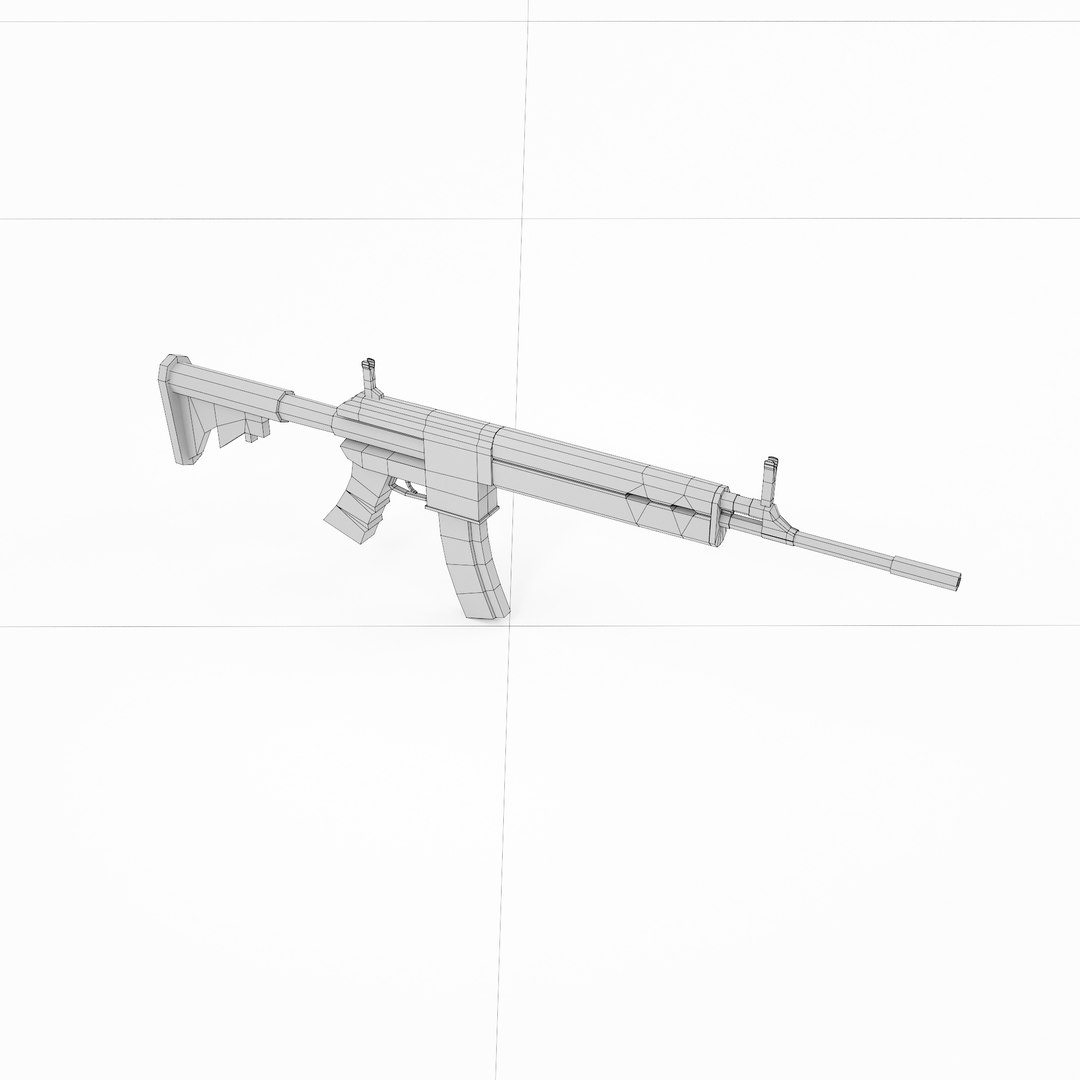 3D model Barrett REC7 assault rifle gun - TurboSquid 1992784