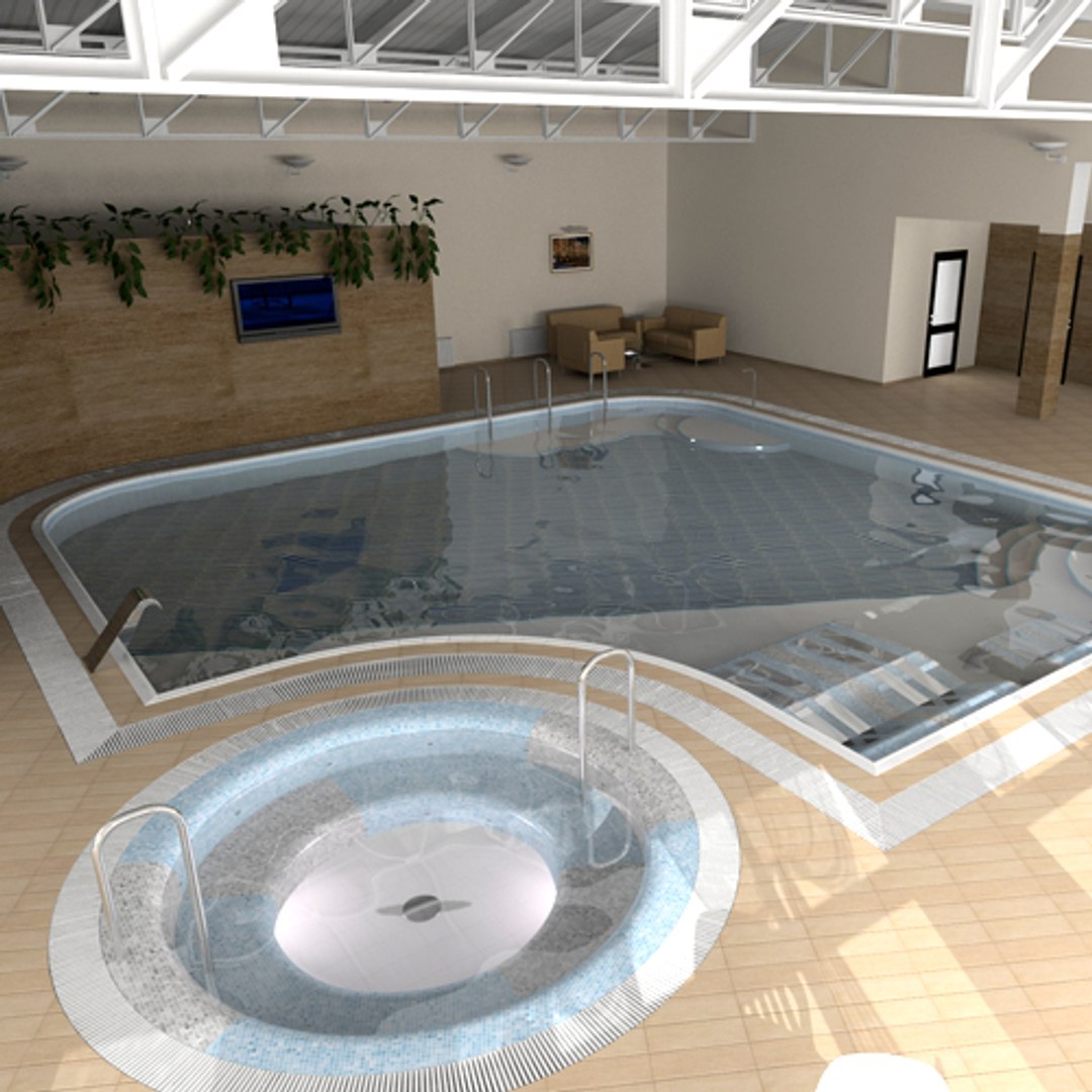 3d Interior Swimming Pool