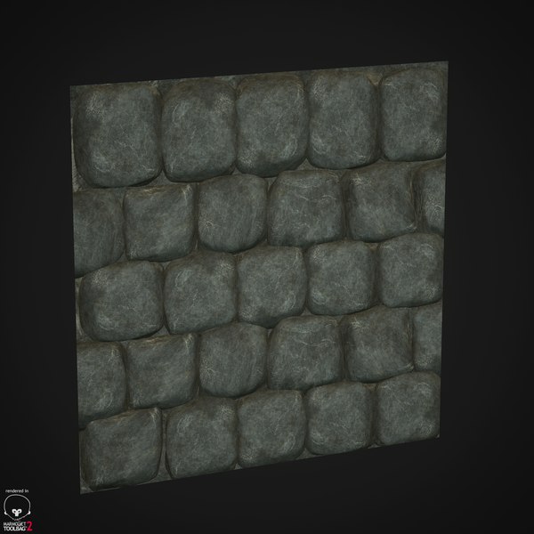 Seamless stone wall unit 3D - TurboSquid 1349523