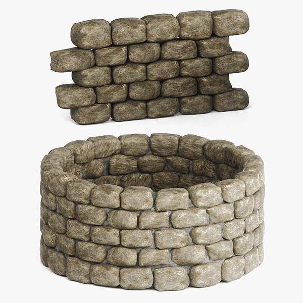 Seamless stone wall unit 3D - TurboSquid 1349523