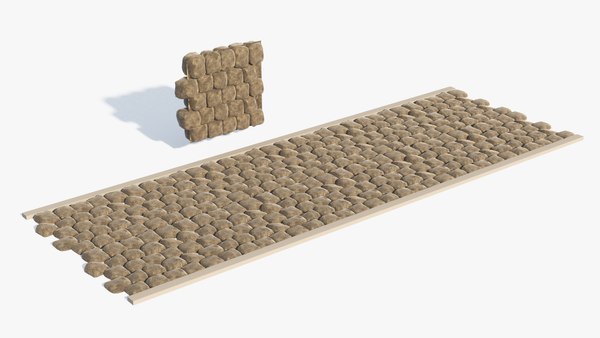 Seamless stone wall unit 3D - TurboSquid 1349523