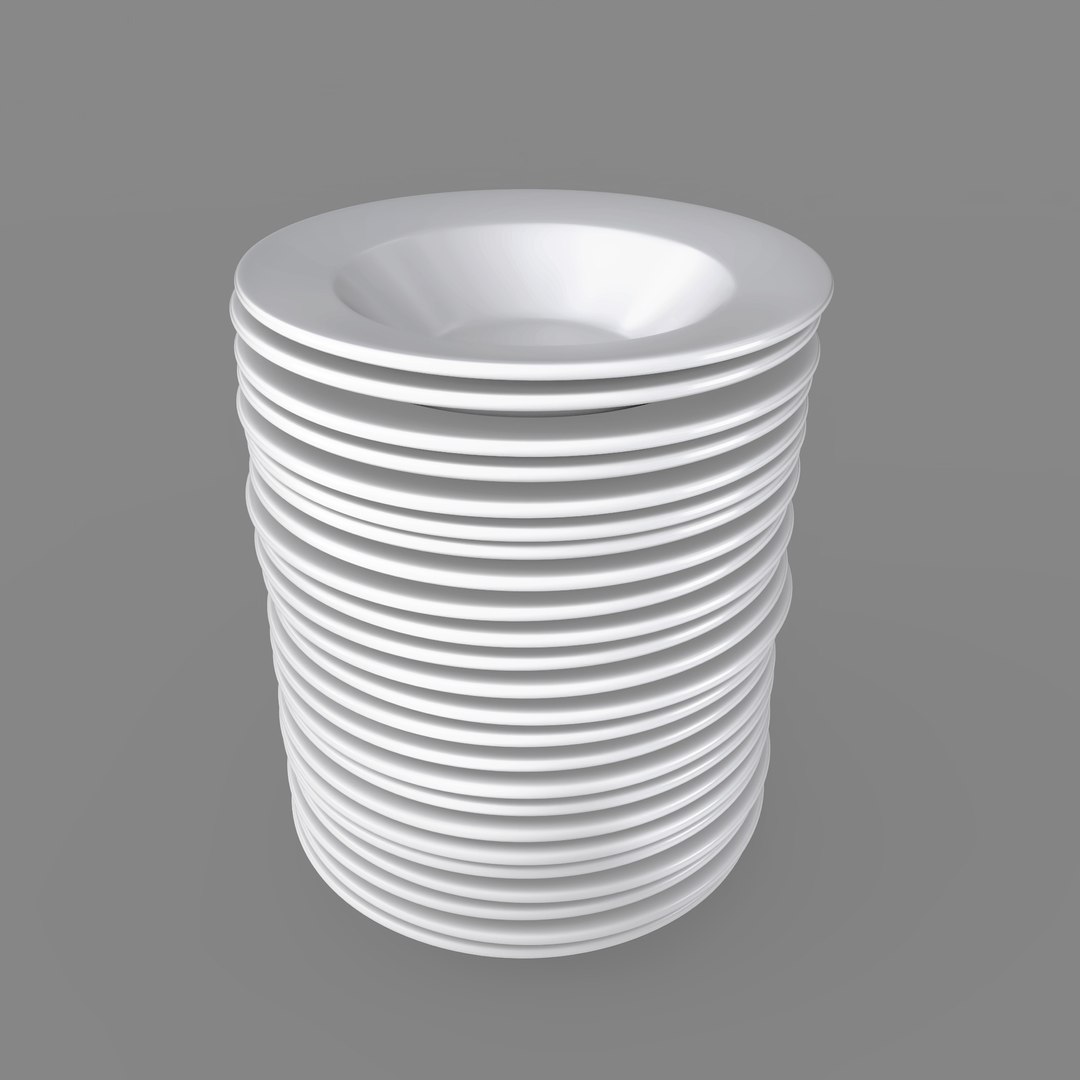 3D plates pack 24 - - TurboSquid 1221887