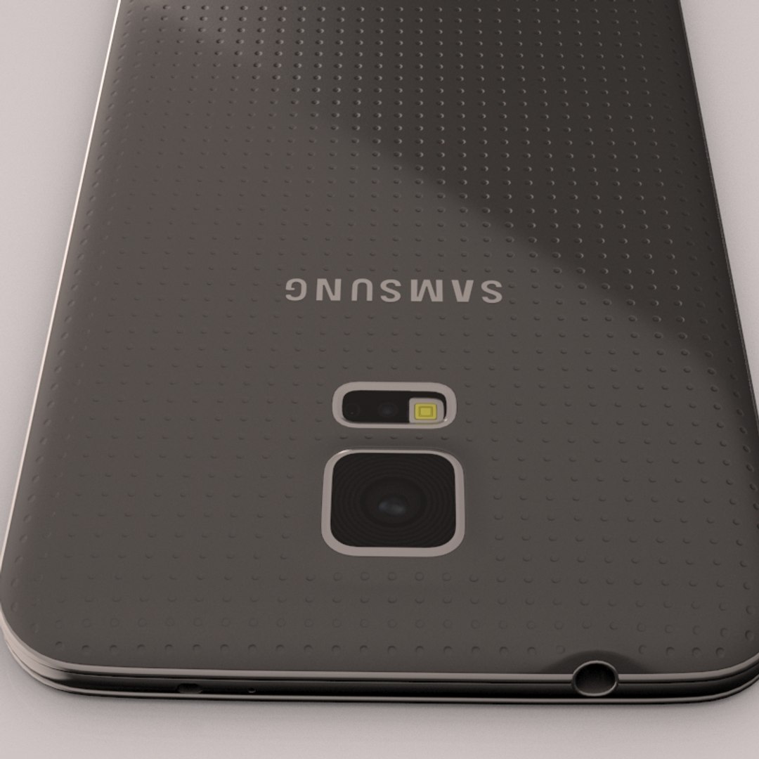 samsung galaxy s5 smartphone 3d model