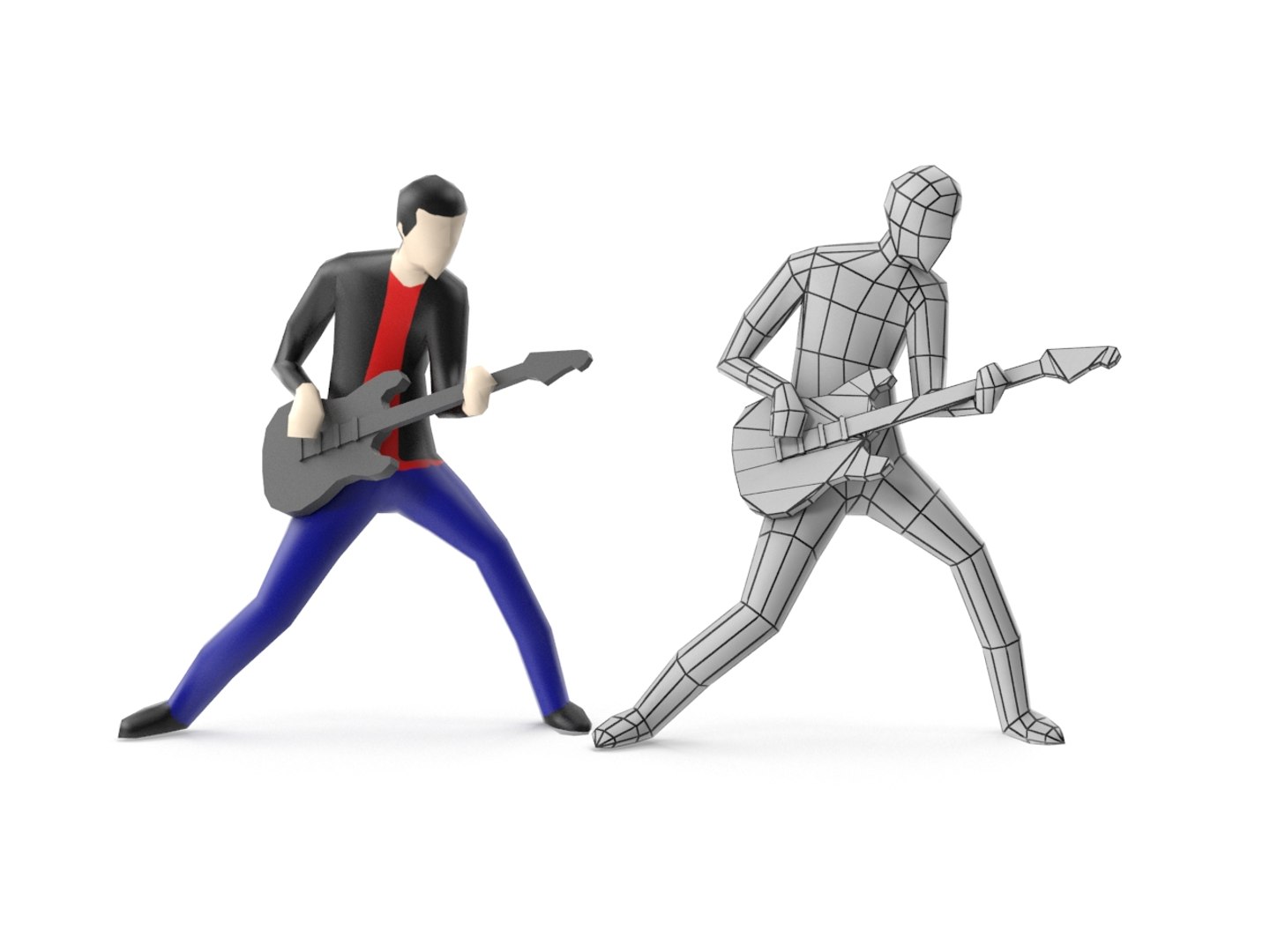 People Playing Music Instrument 3D Model - TurboSquid 1310014
