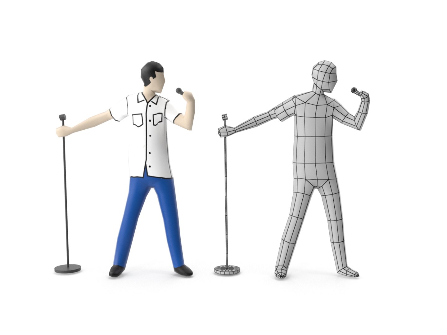 People Playing Music Instrument 3D Model - TurboSquid 1310014