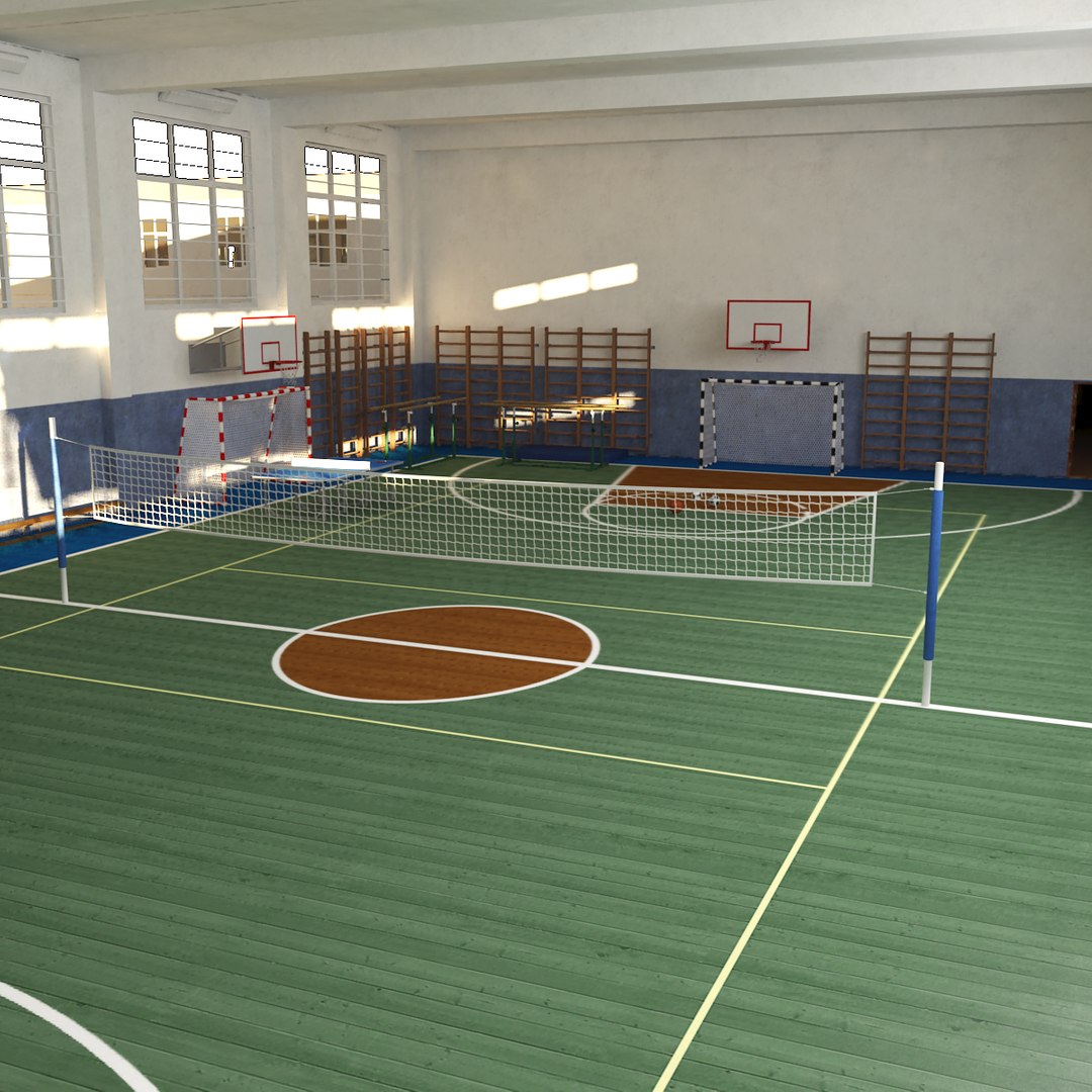 3D School Interiors Model - TurboSquid 1422005