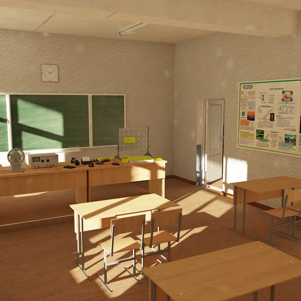 3D school interiors model - TurboSquid 1422005