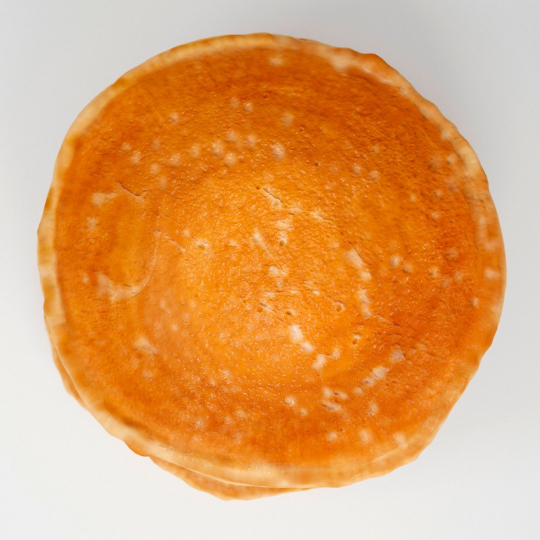 3d American Pancake Model