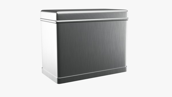 3D Rectangle Tin Can - 12cm - TurboSquid 1935094