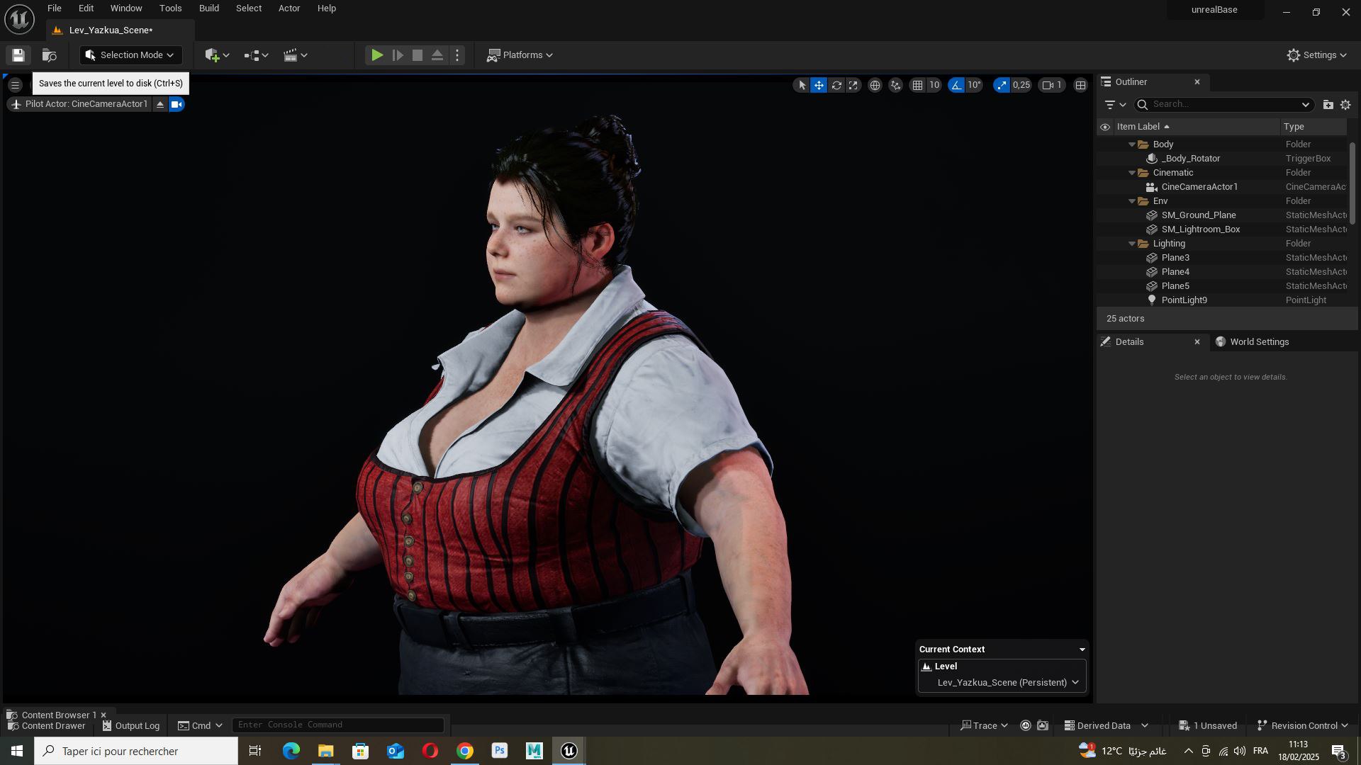 3D Marketplace Vendor Or Innkeeper Realistic 3D Model Model ...