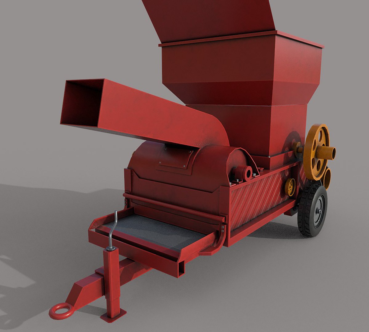 Village Hay Maker Machine Model - TurboSquid 1764644