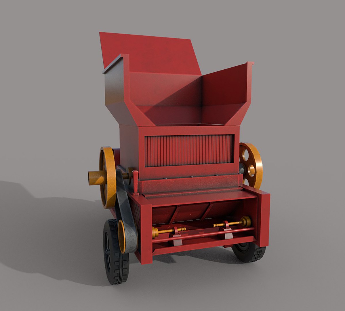 Village Hay maker Machine model - TurboSquid 1764644