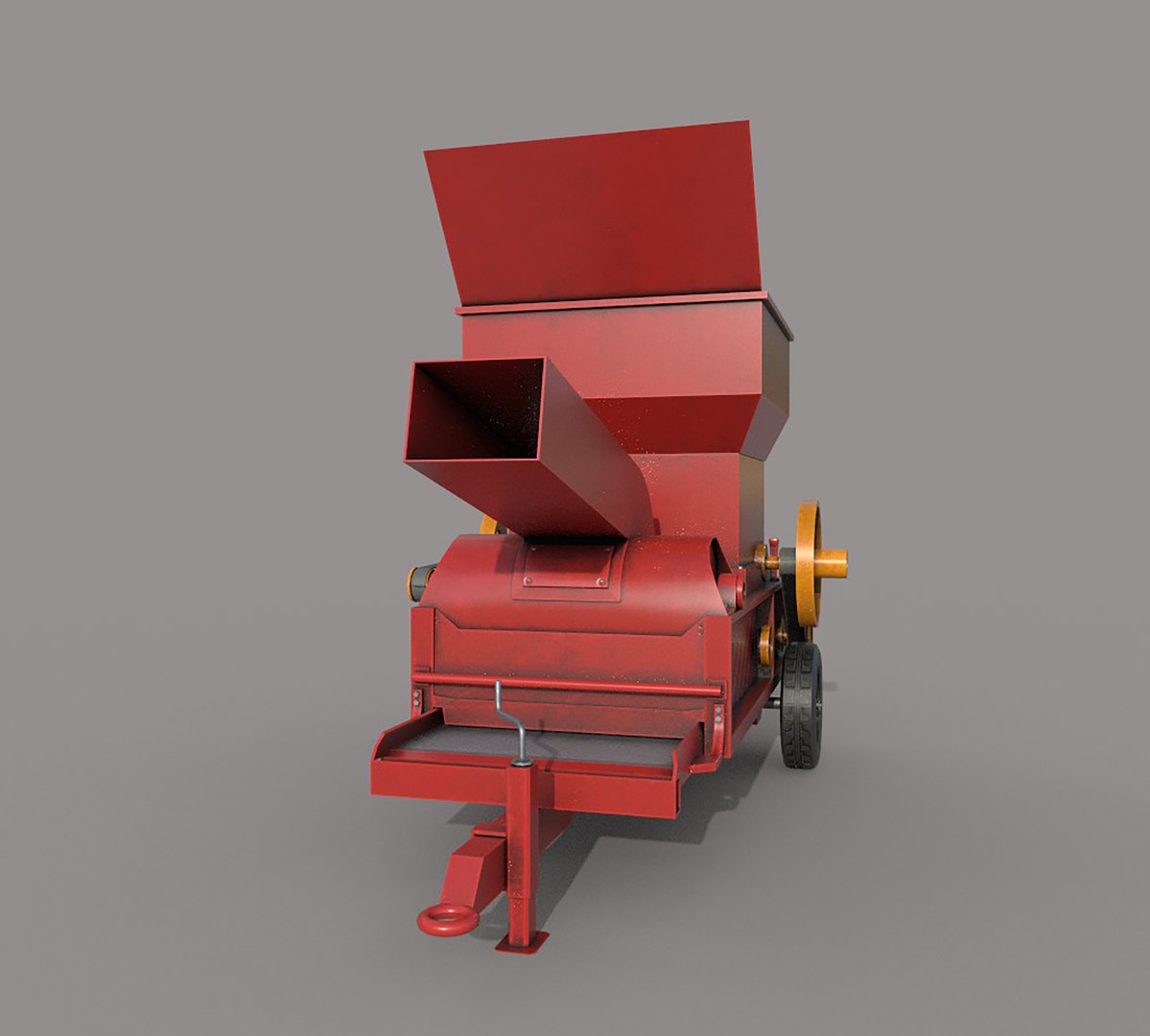 Village Hay Maker Machine Model - TurboSquid 1764644