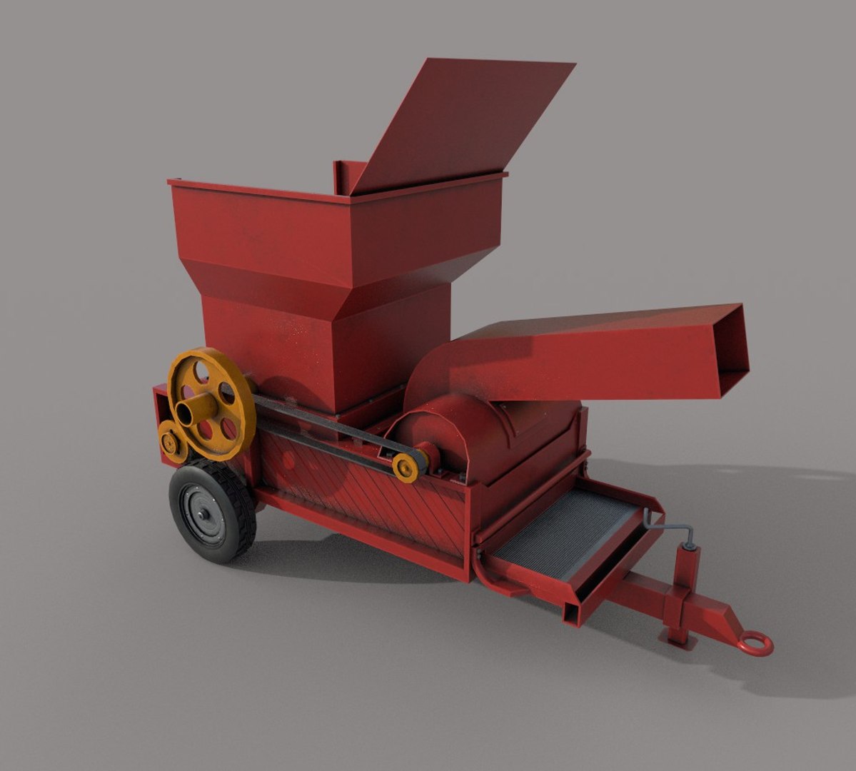 Village Hay Maker Machine Model - TurboSquid 1764644