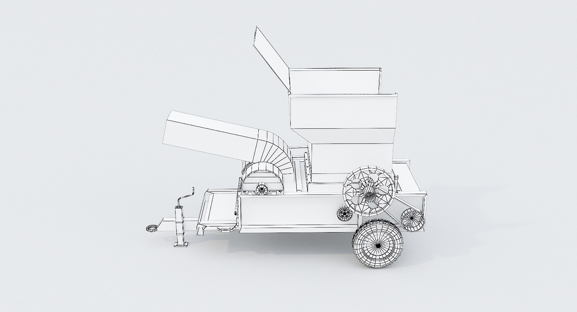 Village Hay Maker Machine Model - TurboSquid 1764644