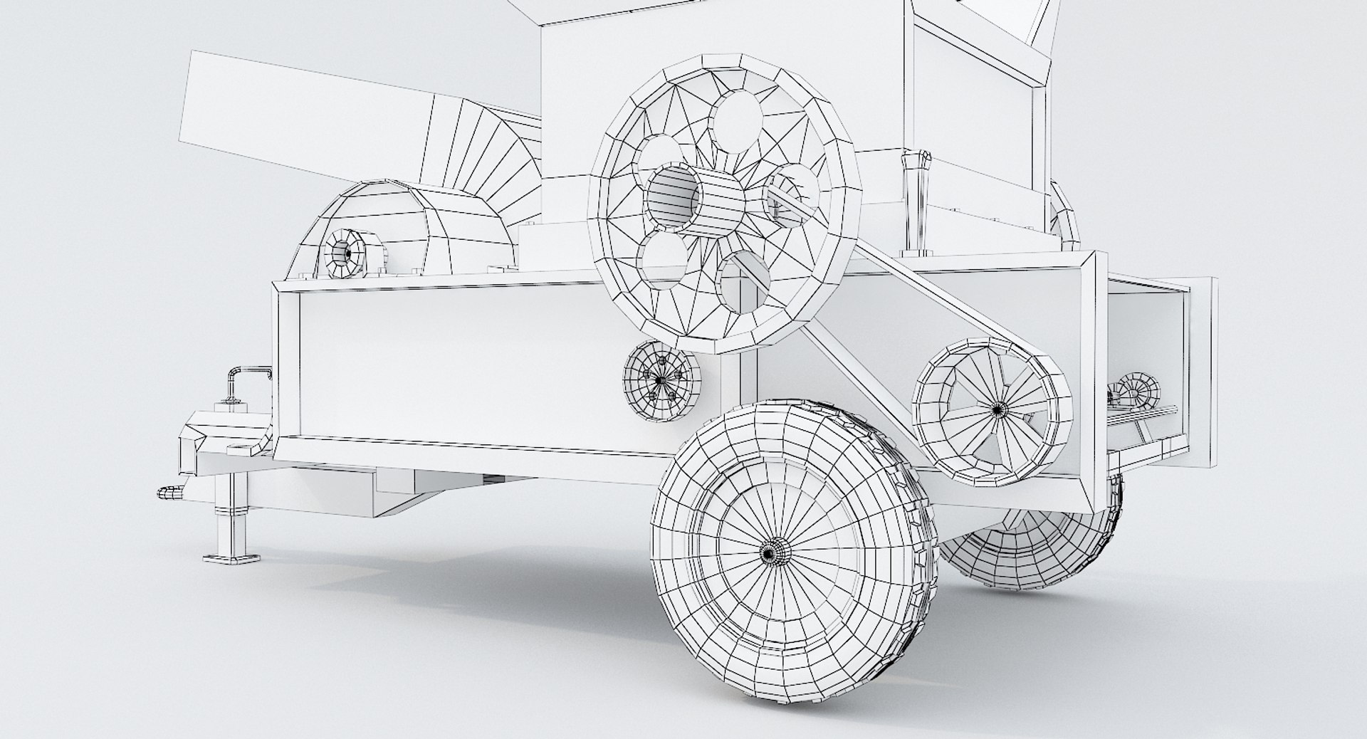 Village Hay Maker Machine Model - TurboSquid 1764644