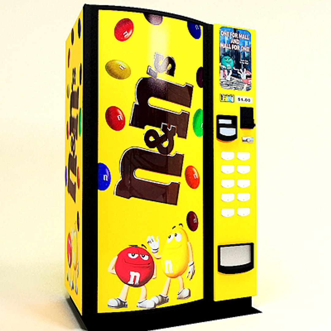 3d model m vending machine