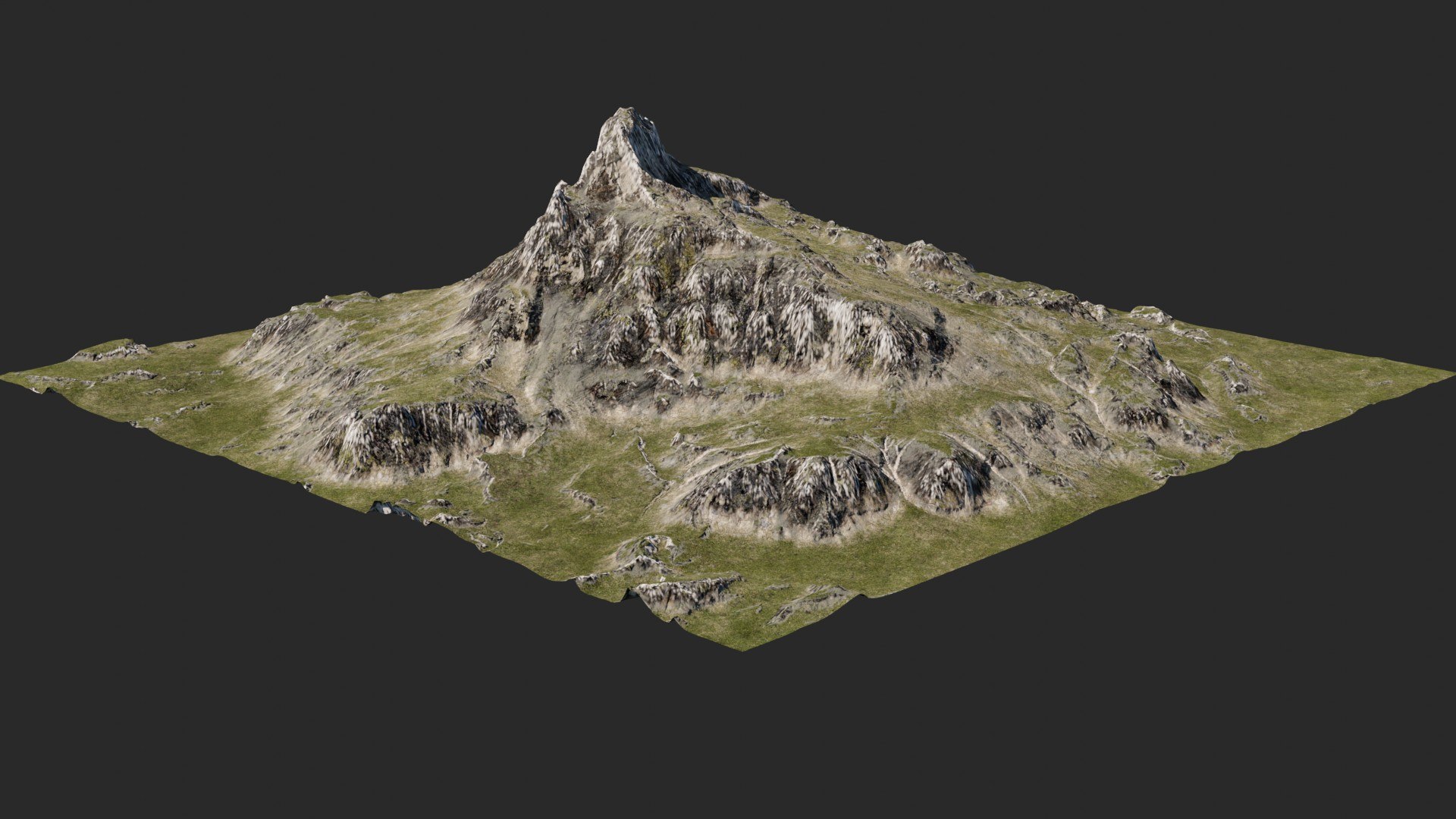 3D Model Mountain Ex08 - TurboSquid 2079538