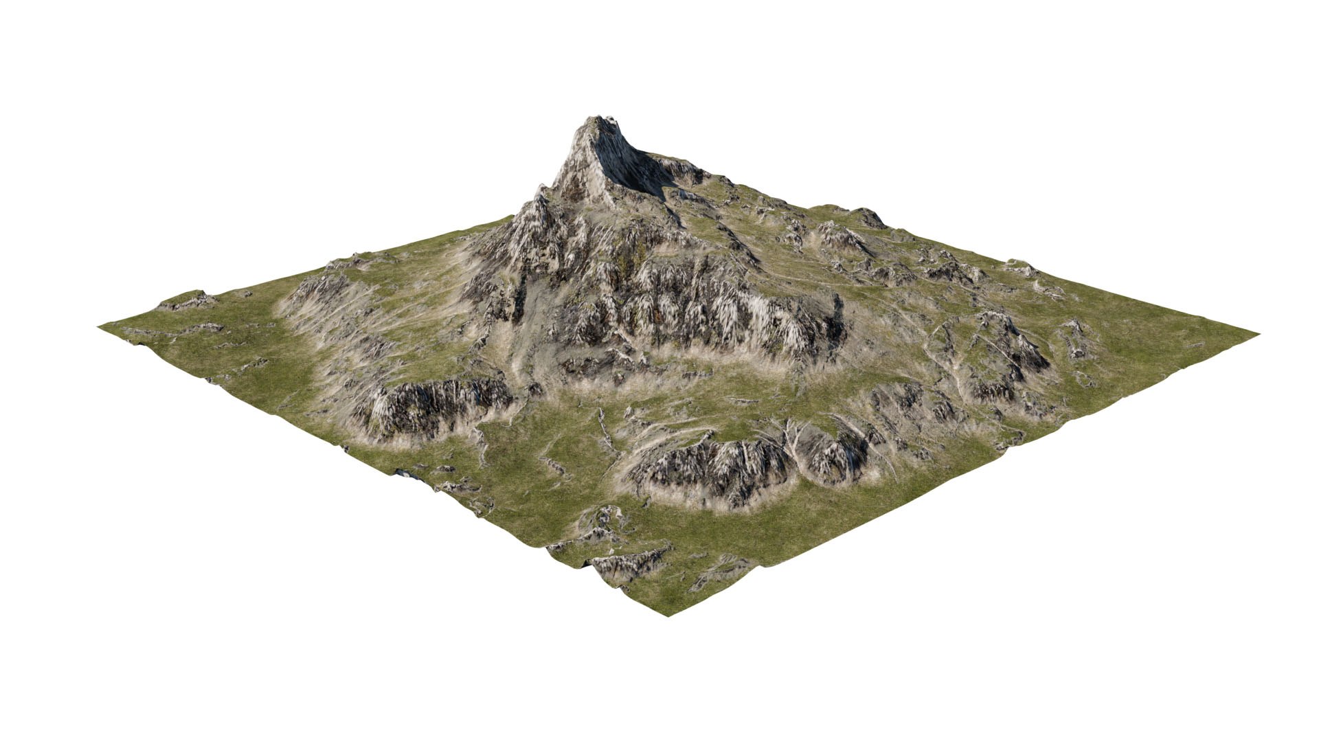 3D Model Mountain Ex08 - TurboSquid 2079538