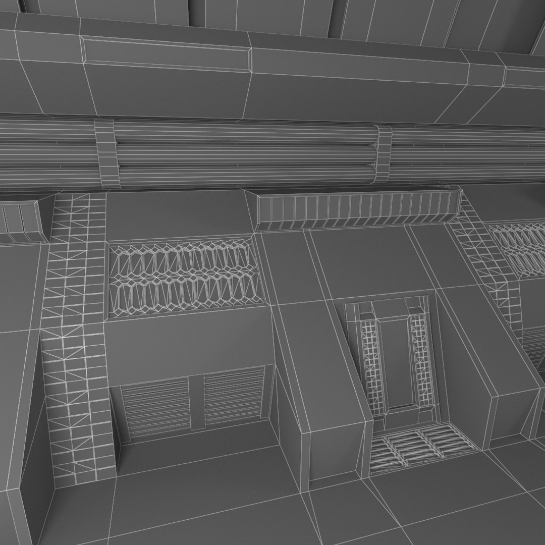 3D model scifi interior - TurboSquid 1625093