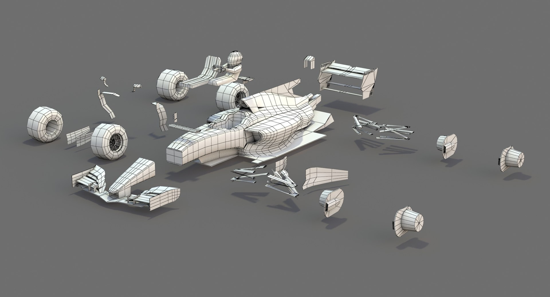 3d Model Of Formula 1 Concept Car