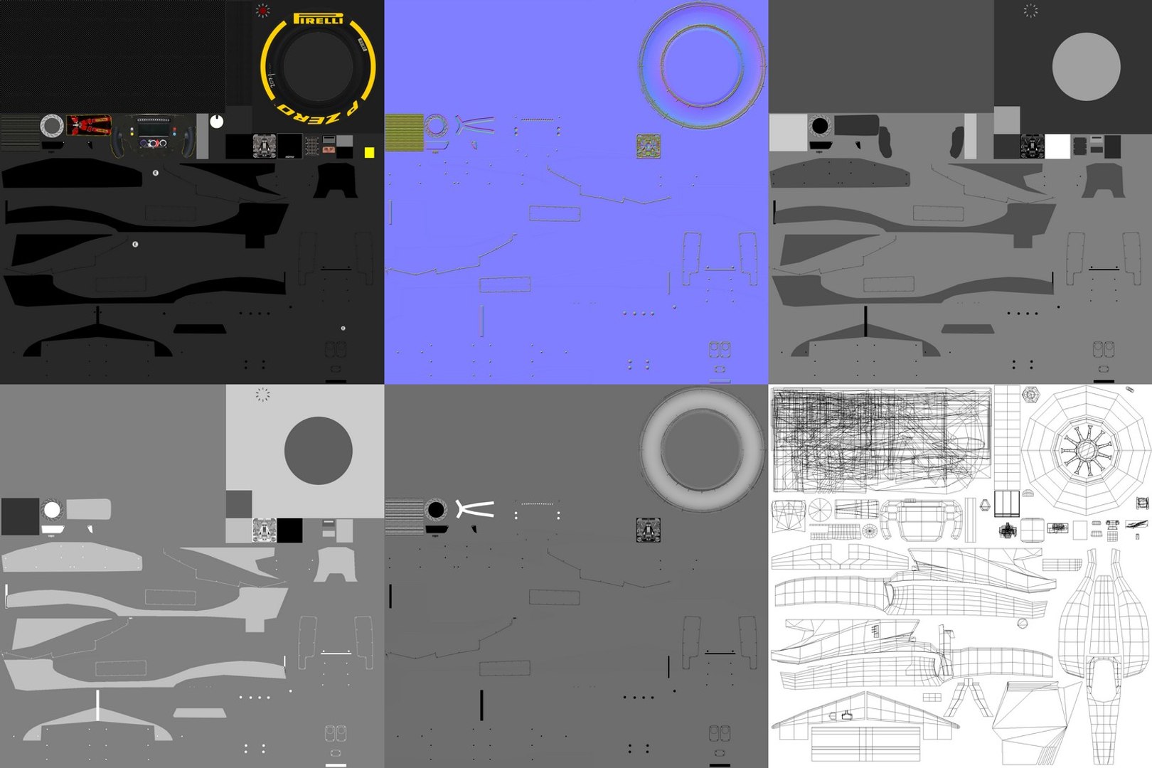 3d Model Of Formula 1 Concept Car