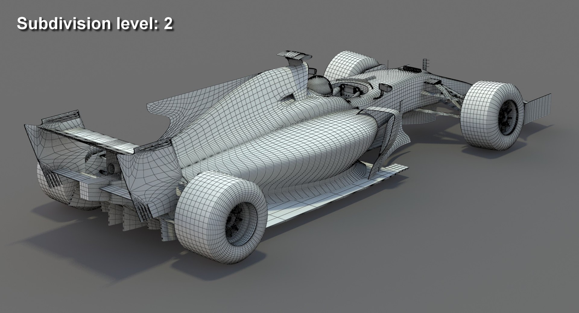 3d Model Of Formula 1 Concept Car