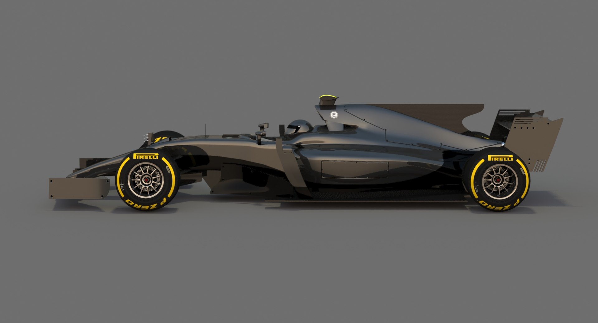 3d Model Of Formula 1 Concept Car