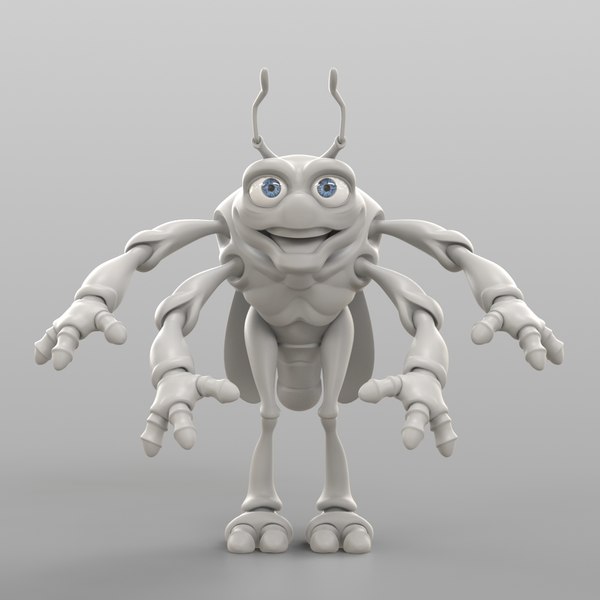 Cartoon Bug 3D Models for Download | TurboSquid