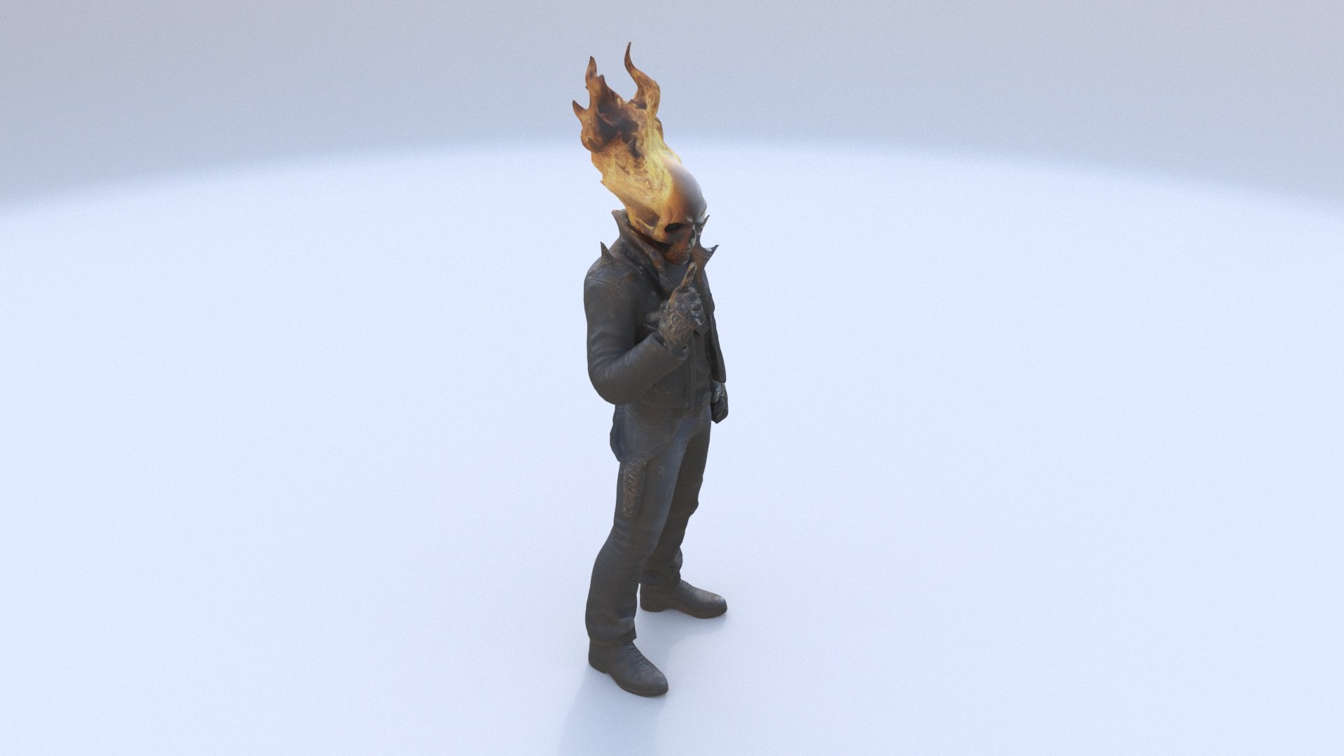 3D Ghost Rider Model - TurboSquid 2337256