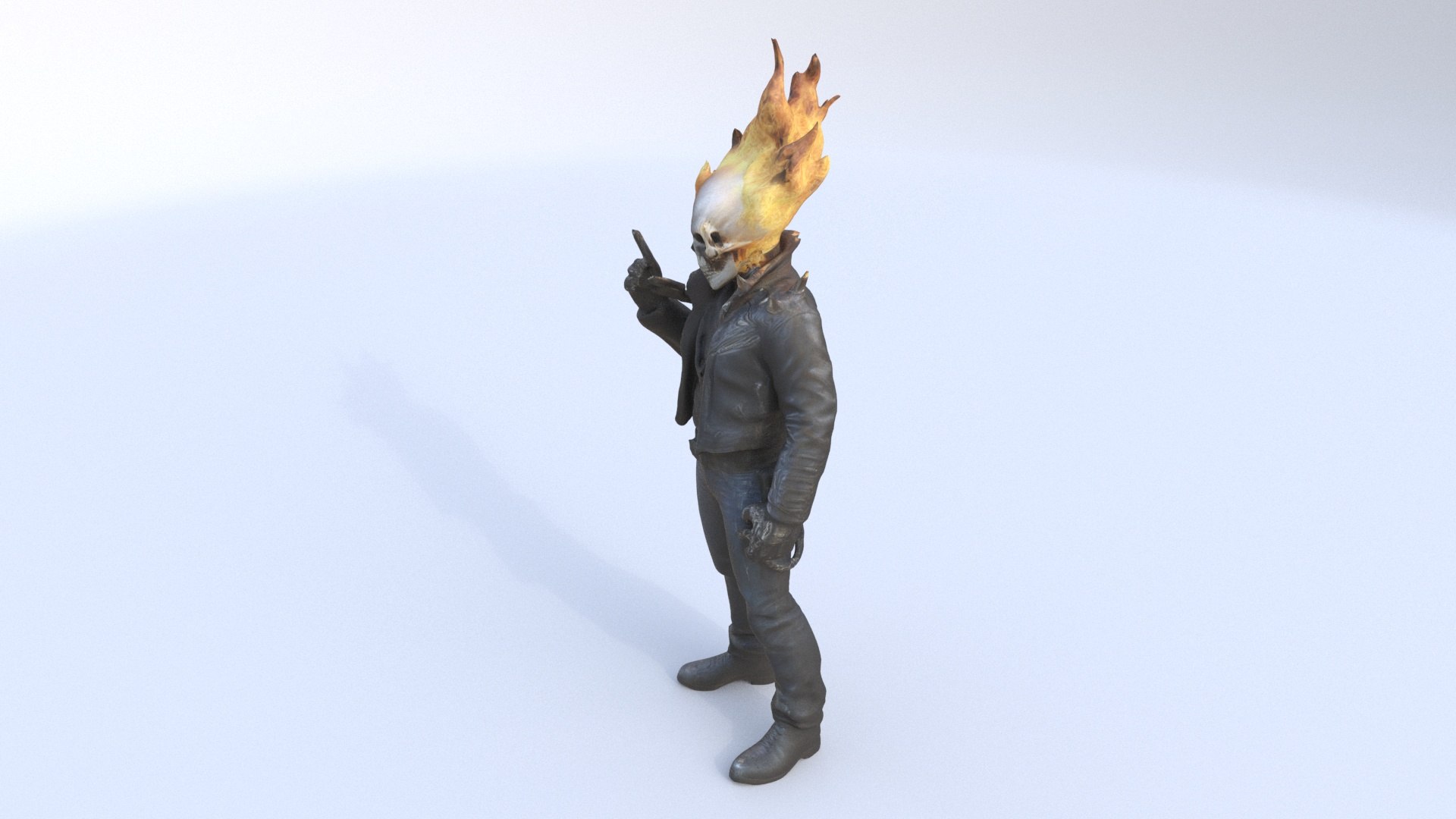 3D Ghost Rider Model - TurboSquid 2337256