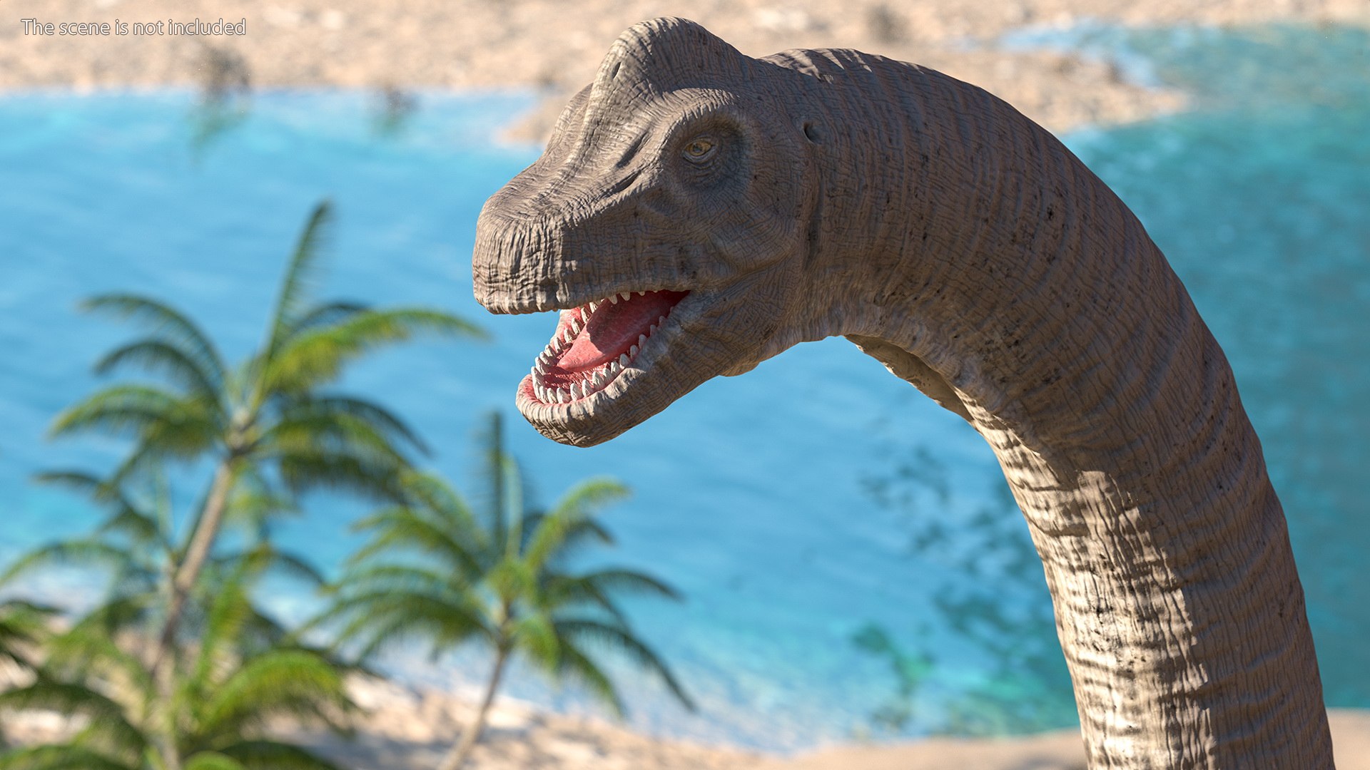 3D Brachiosaurus Standing Pose Model - TurboSquid 1628608