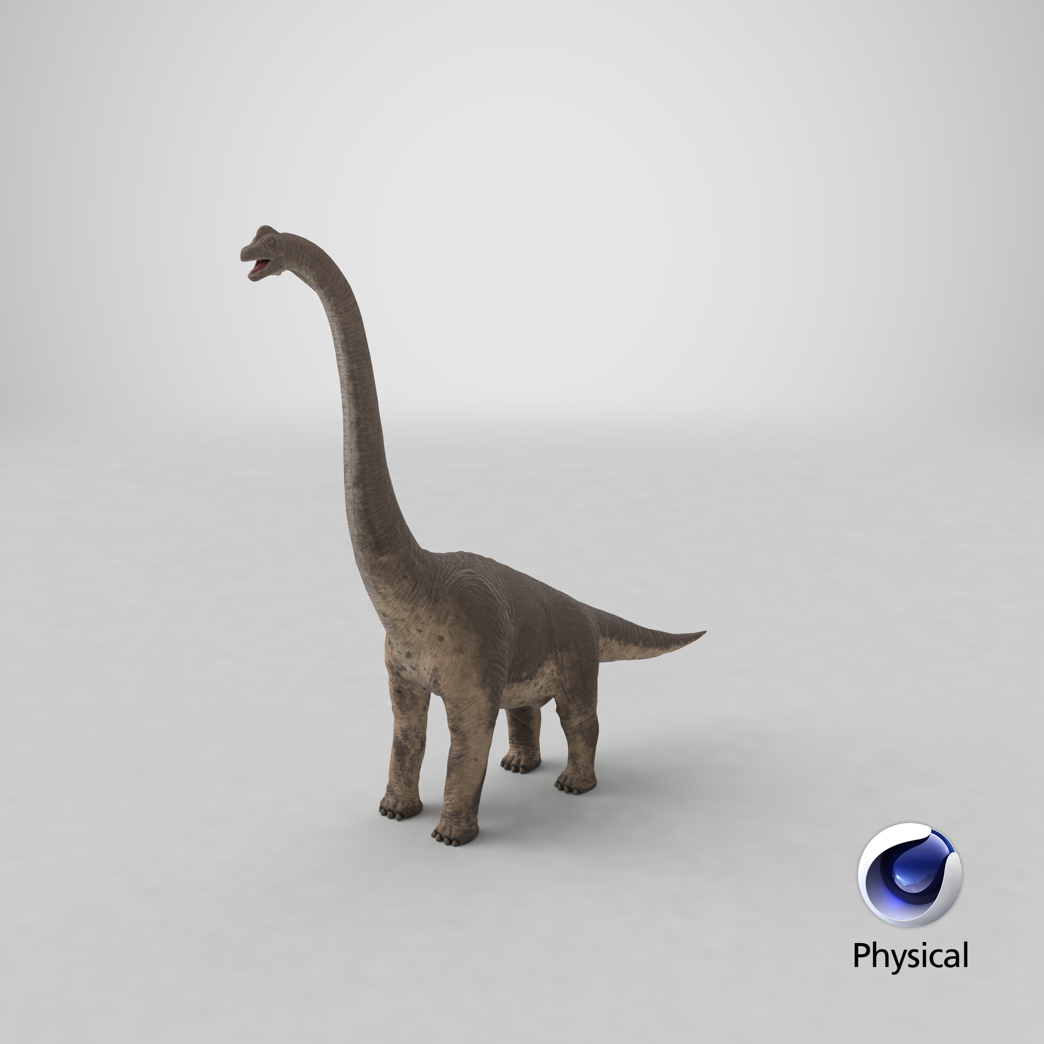 3D brachiosaurus standing pose model - TurboSquid 1628608