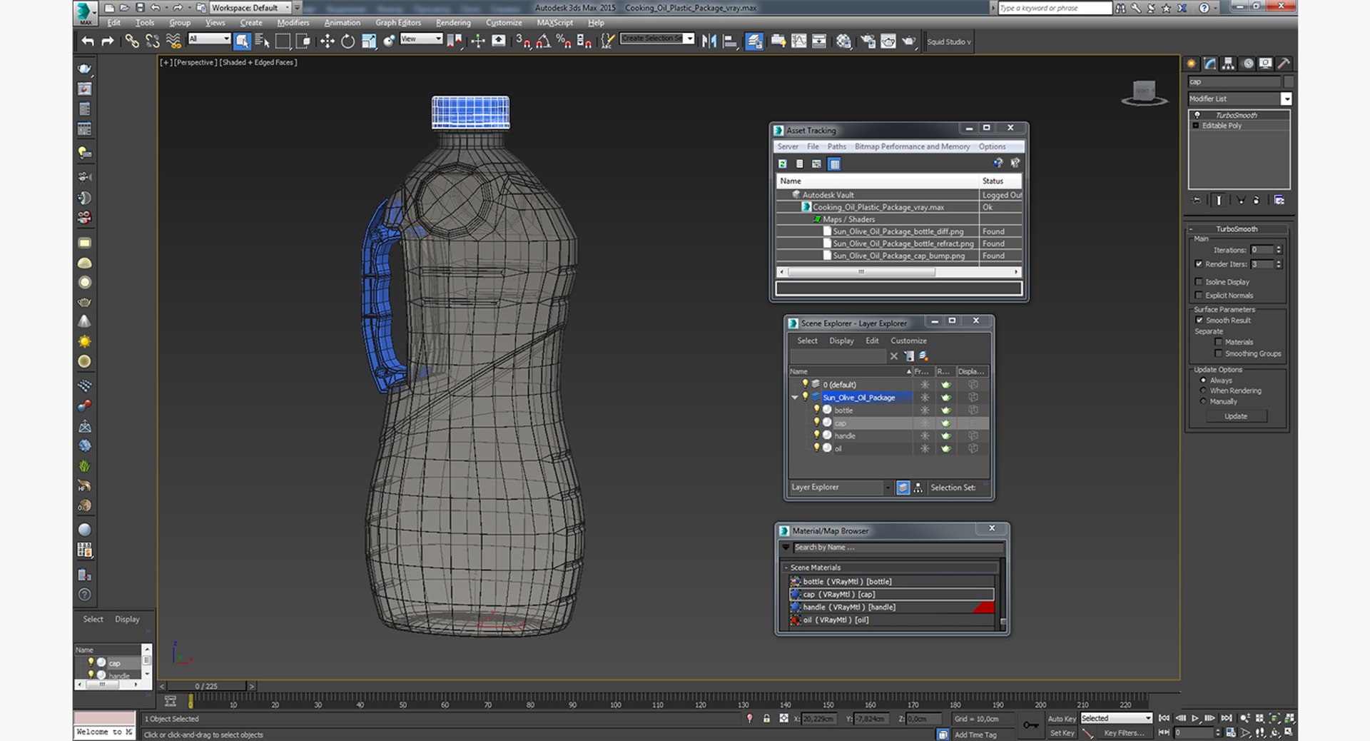 3D Sunflower Oil Package Model - TurboSquid 1329602