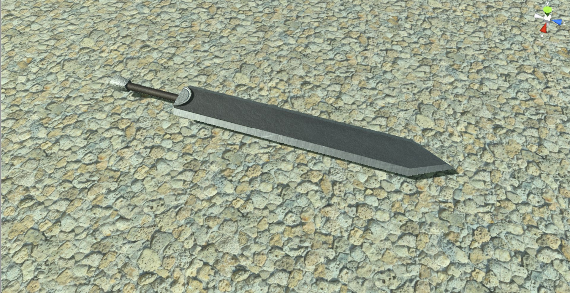 3d Sword Guts Model