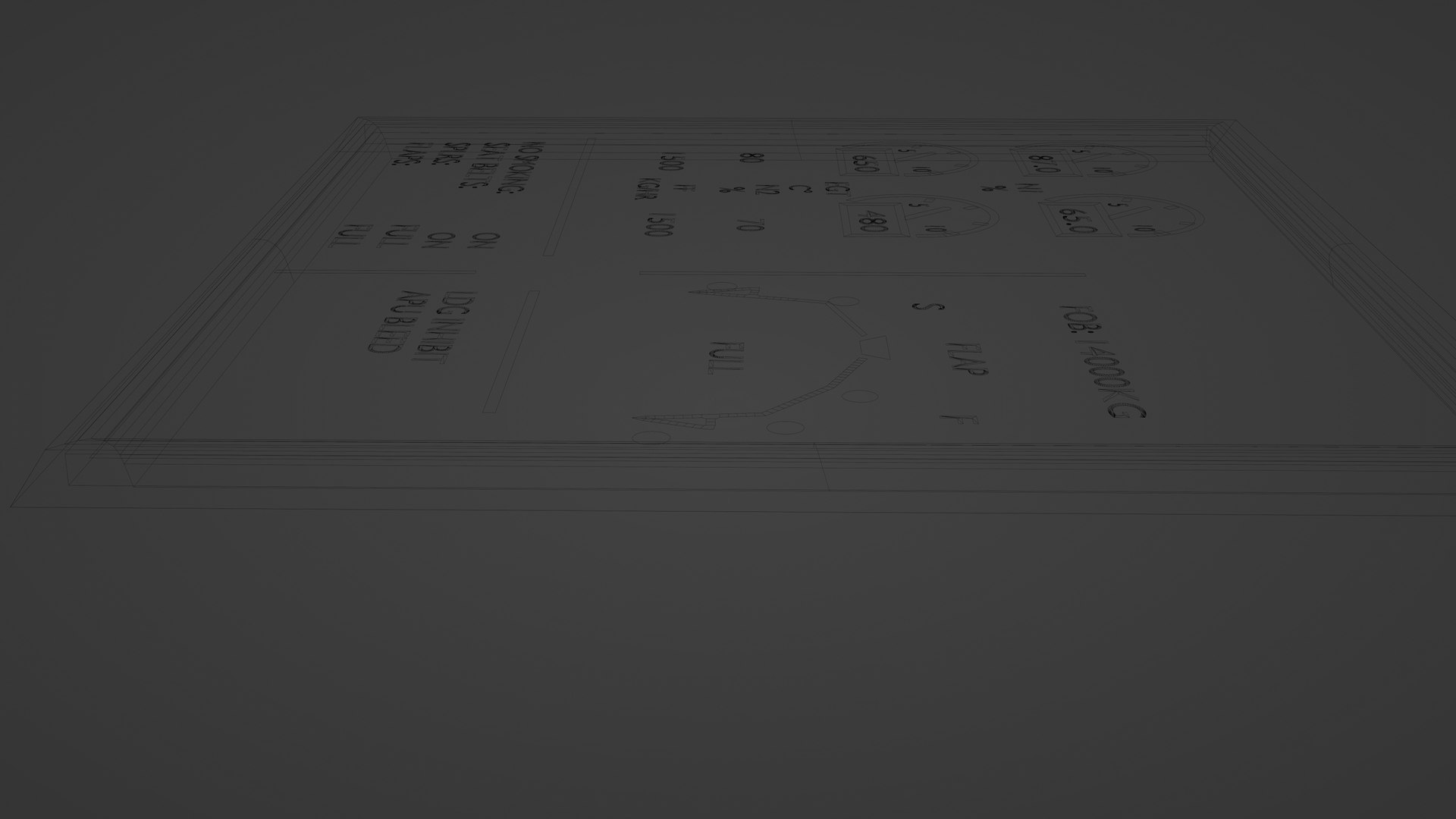 3D Electronic Centralised Aircraft Monitoring Model - TurboSquid 2122653