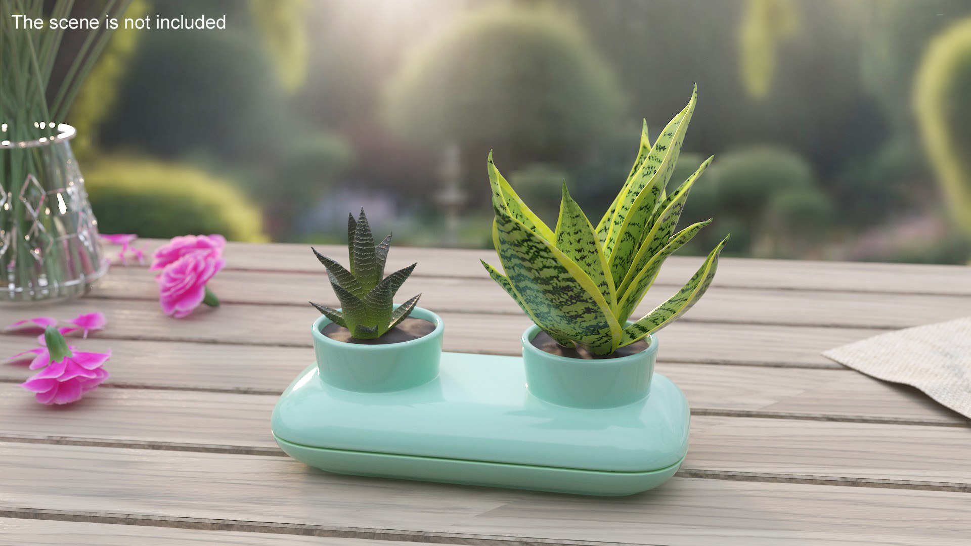 Double Herb Pot Sagaform Green 3D Model - TurboSquid 2249955