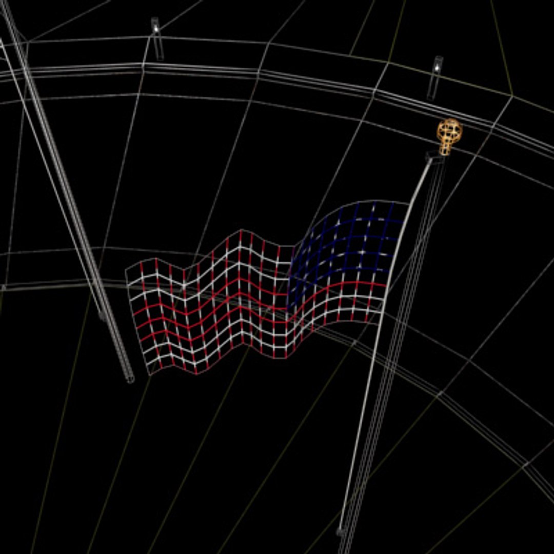 Flags Flagpoles 3d Max