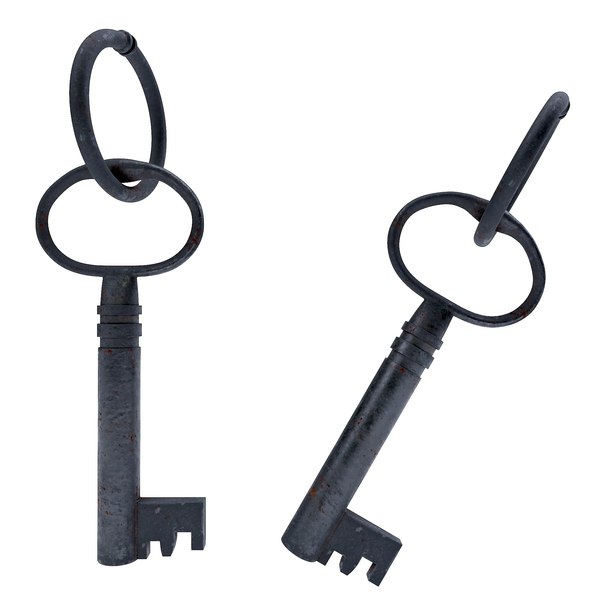 Metal key 3d model 3D model - TurboSquid 1982528