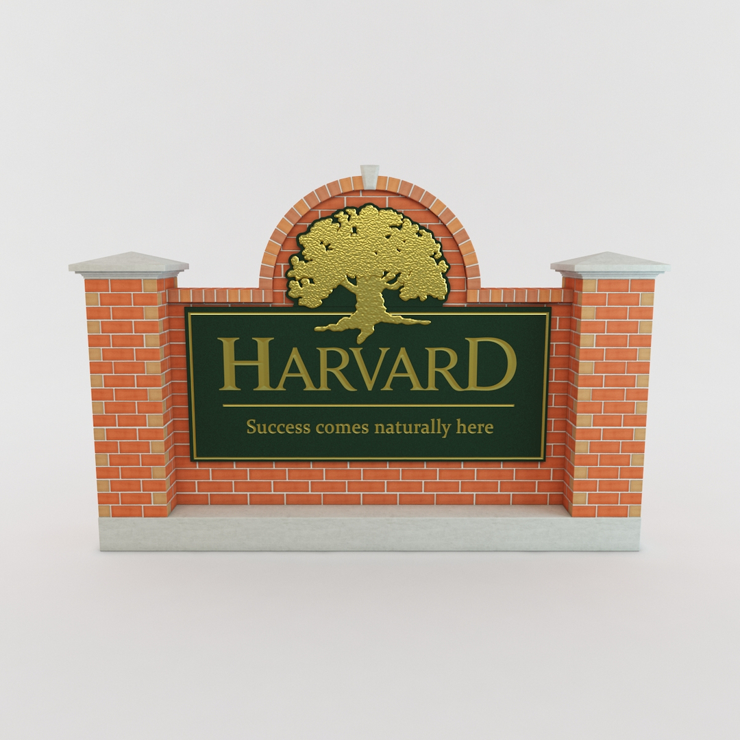 Obj Harvard Sign